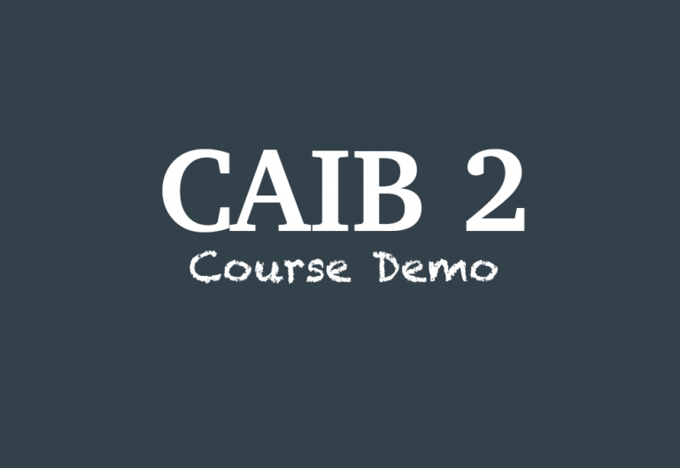 CAIB Exam Preparation Courses
